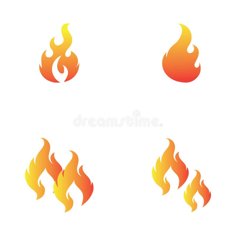 Modern Fire Logo or Icon Design,vector Illustration Stock Vector ...