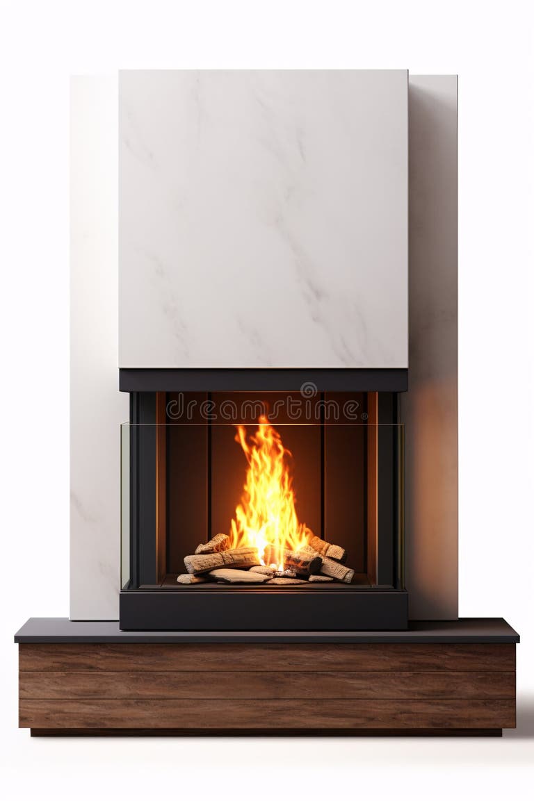 Modern Fireplace Isolated Transparent Background Stock Photos - Free ...