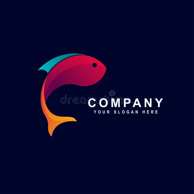 Modern Fish Symbol Logo Design Stock Vector - Illustration of icon ...