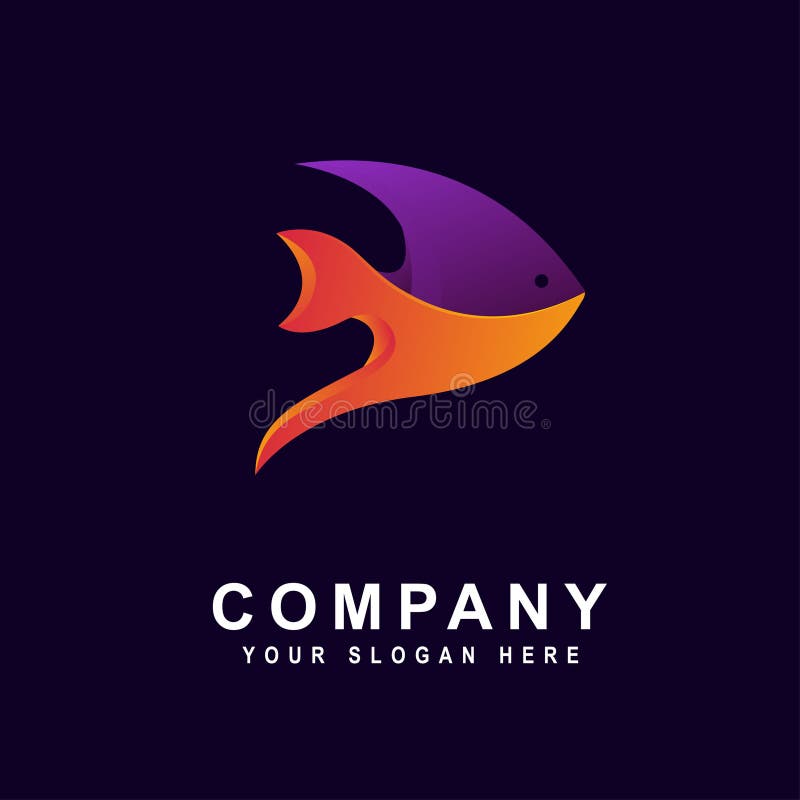 Modern Fish Symbol Logo Design Stock Vector - Illustration of icon ...