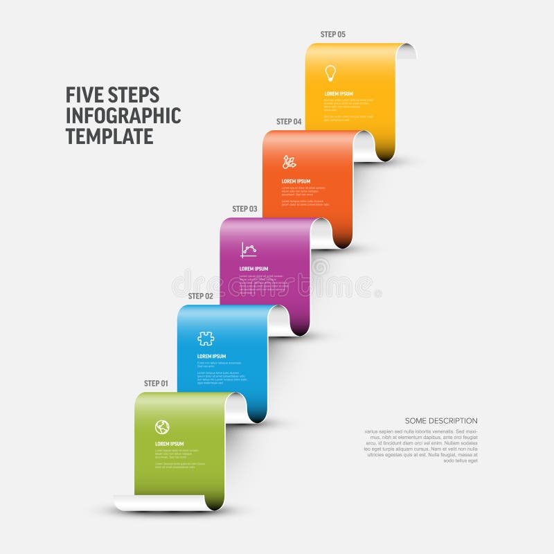 Steps Process Infographic Template Stock Illustrations – 72,372 Steps ...