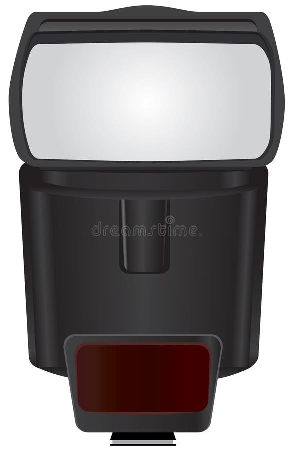 Modern Flash for the Camera Stock Vector - Illustration of equipment ...