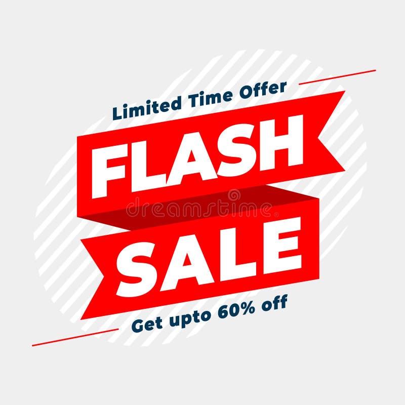 Modern Flash Sale Voucher Template Save Big in Style Stock Illustration ...