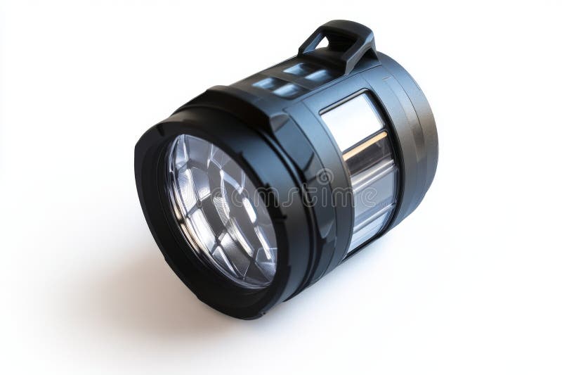 Modern Flashlight Design with a Sleek Black Finish. Ideal for Camping ...