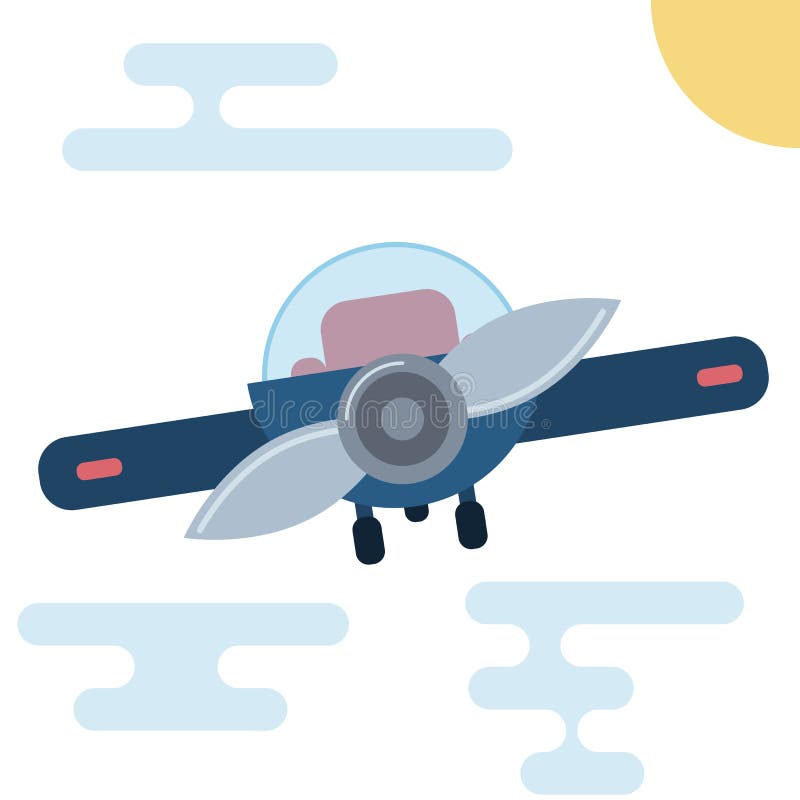 Cartoon Front Plane Stock Illustrations – 626 Cartoon Front Plane Stock ...