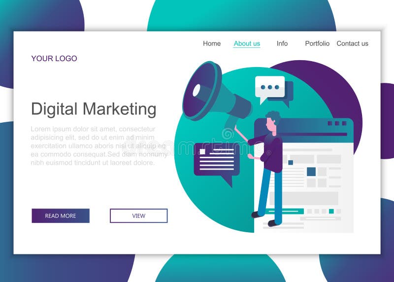 Modern Flat Design Concept of Web Page Design for Website and Mobile ...