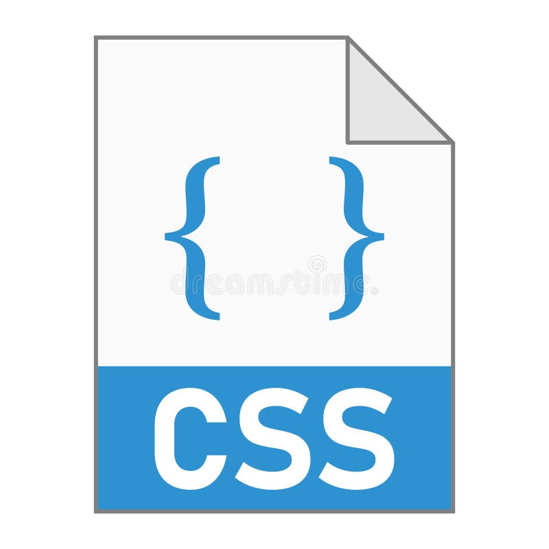 Modern Flat Design of CSS File Icon for Web Stock Vector - Illustration ... Modern Flat Design of CSS File Icon for Web Stock Vector - Illustration ...