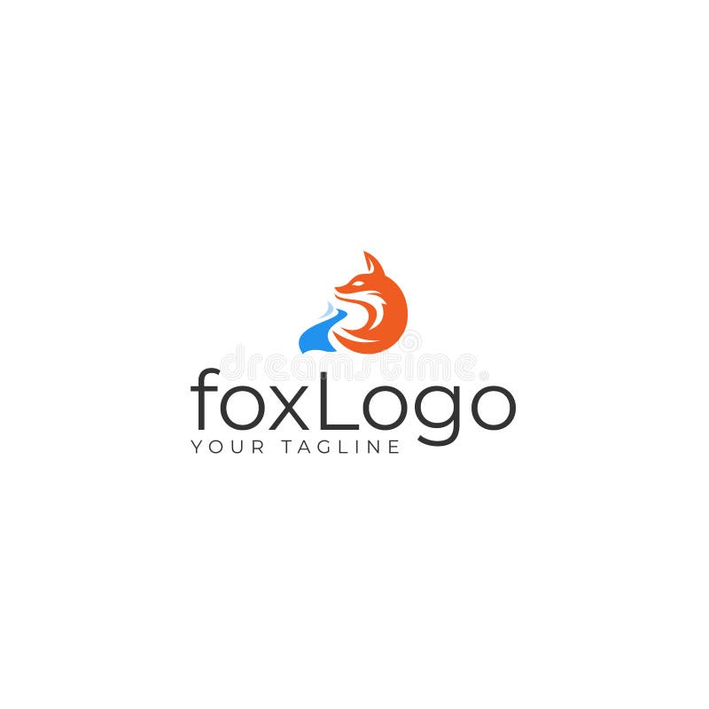 Modern Flat Design Fox Logo Creative Logo Design Stock Vector ...