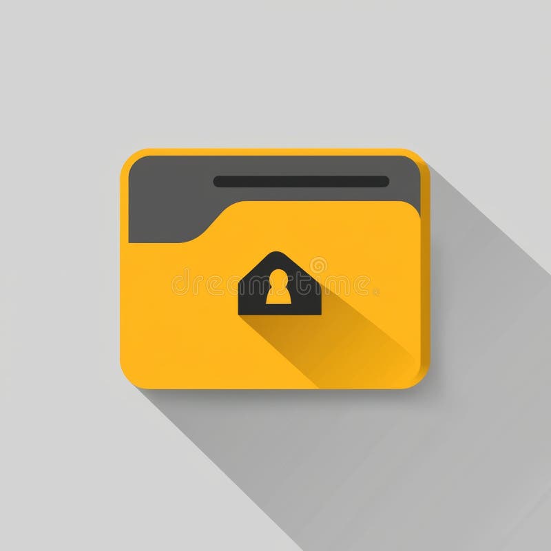 User Folder Icon stock illustration. Illustration of symbol - 335304372