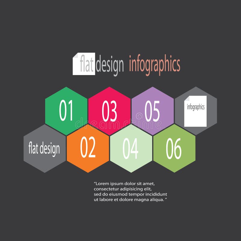 Modern Flat Design Infographics Stock Illustration - Illustration of ...