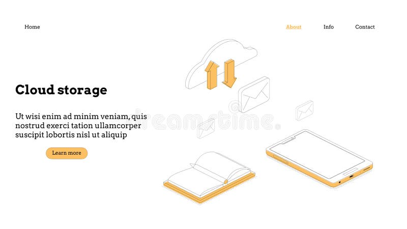 Modern Flat Design Isometric Concept of Cloud Technology Stock Vector ... Modern Flat Design Isometric Concept of Cloud Technology Stock Vector ...