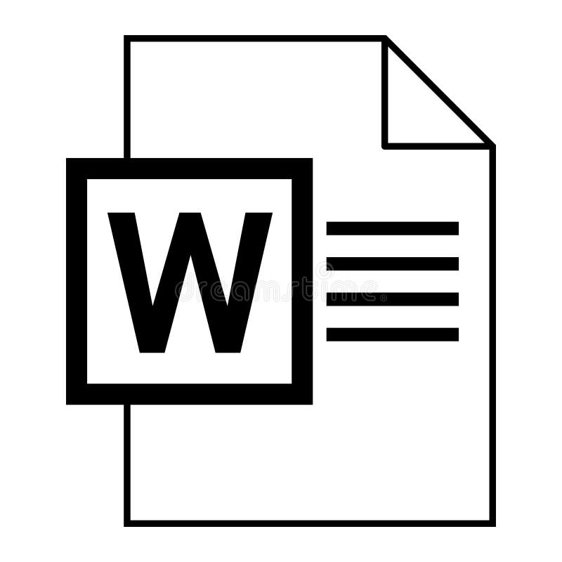 Modern Flat Design of Logo DOC File Icon Editorial Stock Photo ...