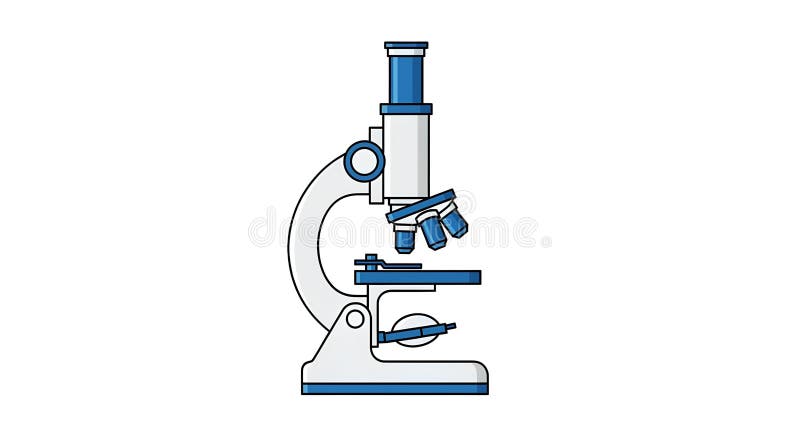 Modern Flat Design Microscope Stock Illustration - Illustration of ...