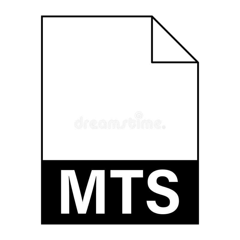 Modern Flat Design of MTS Illustration File Icon for Web Stock Vector ...