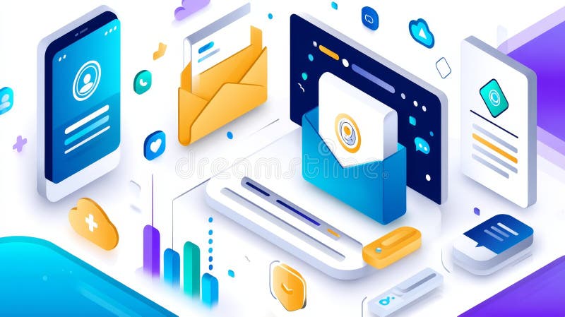 Modern Flat Design Smartphone with Icons, and Mobile App Design Concept ...