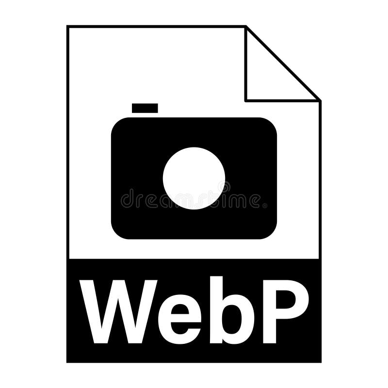 Modern Flat Design of WebP File Icon for Web Stock Vector ...