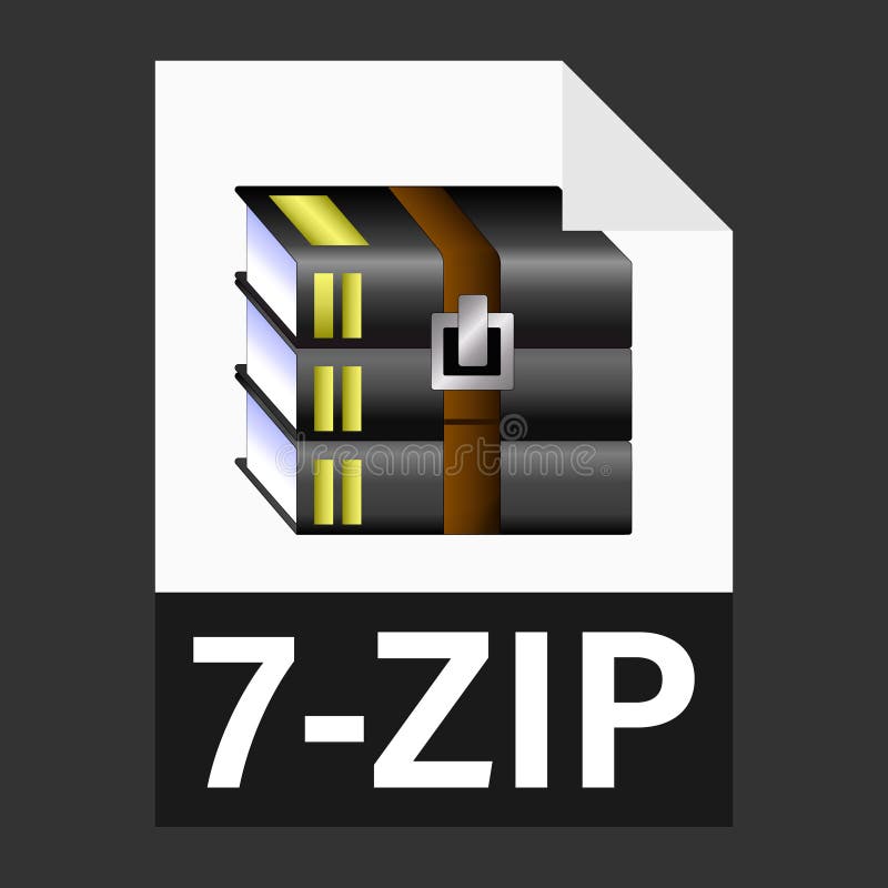 Modern Flat Design of 7-ZIP Archive File Icon for Web Editorial Stock ... Modern Flat Design of 7-ZIP Archive File Icon for Web Editorial Stock ...