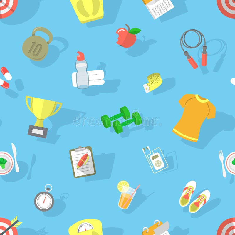 Fitness Pattern Background Stock Illustrations – 22,037 Fitness Pattern ...