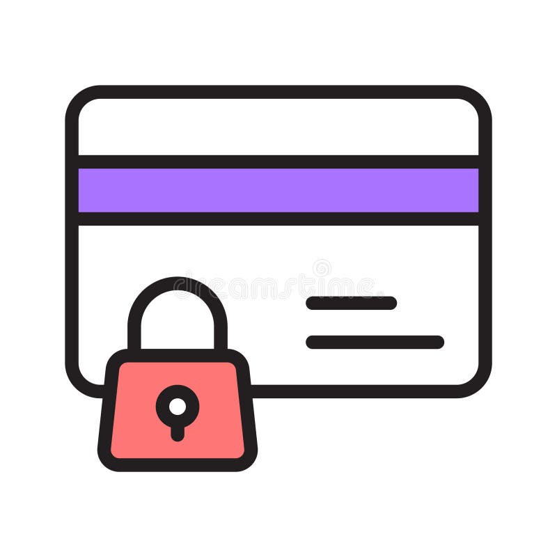 Modern Flat Icon of Secure Card in Now Available Stock Vector ...