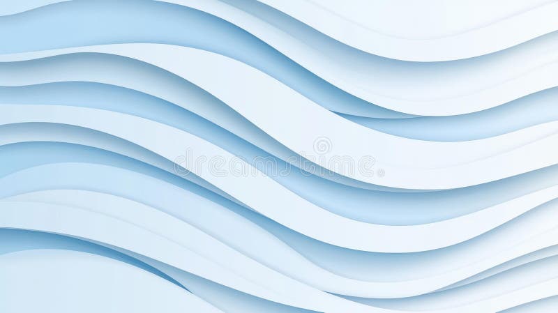 Modern Flat Illustration Featuring a Subtle, Wavy Pattern in Pale Blue ...