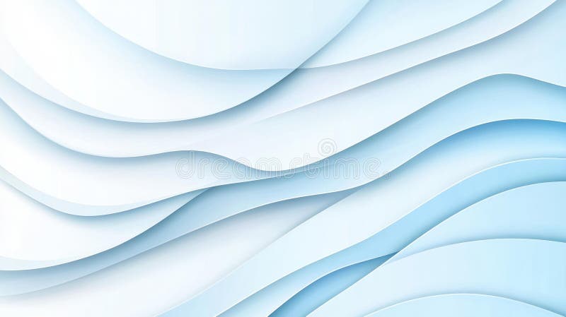 Modern Flat Illustration Featuring a Subtle, Wavy Pattern in Pale Blue ...
