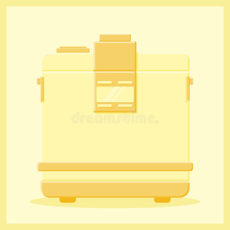 Modern Flat Style Rice Cooker Vector Illustration Stock Vector ...
