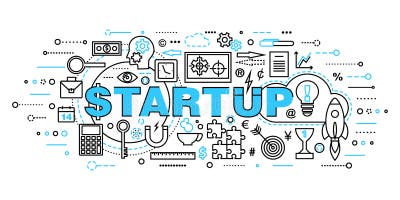 Modern Flat Thin Line Design Vector Illustration, Concepts of Startup ...