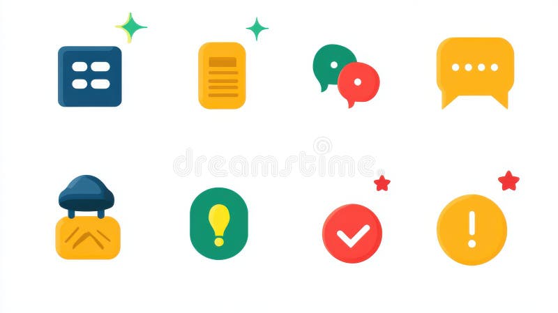 Red Chat Grid Menu Stock Illustrations – 14 Red Chat Grid Menu Stock ...