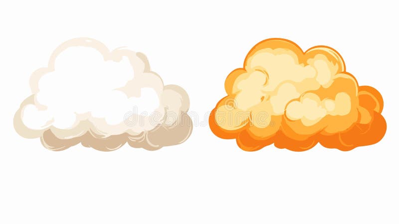 Modern Flat Vector Cloud Icon Illustration for Professional Designs ...
