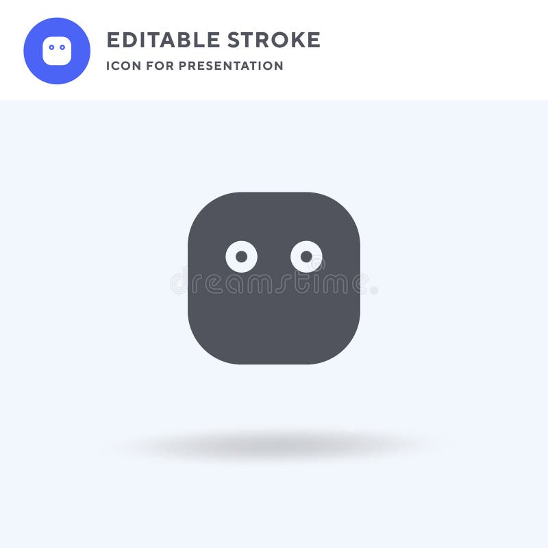 Calm Icon Vector, Filled Flat Sign, Solid Pictogram Isolated on White ...