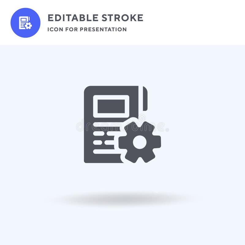 Content Management Icon Vector, Filled Flat Sign, Solid Pictogram Isolated on White, Logo ...