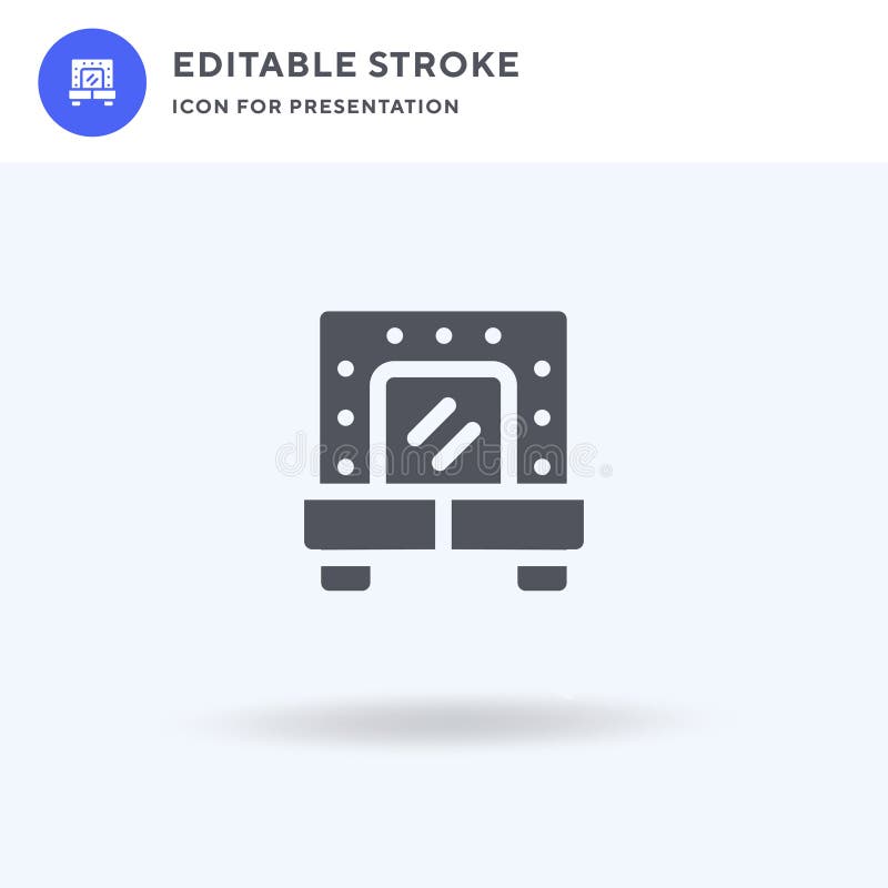 Dressing Room Icon Vector, Filled Flat Sign, Solid Pictogram Isolated ...