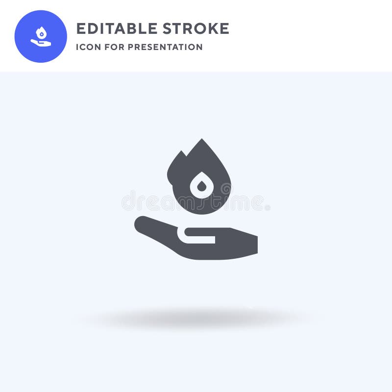 Fire Icon Vector, Filled Flat Sign, Solid Pictogram Isolated on White ...