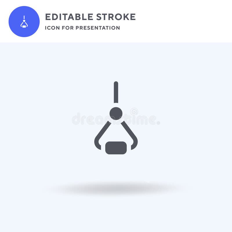 Handle Icon Vector, Filled Flat Sign, Solid Pictogram on White, Logo ...