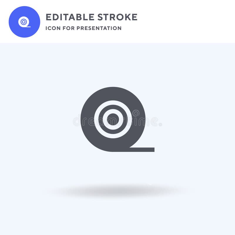 Insulating Tape Icon Vector, Filled Flat Sign, Solid Pictogram Isolated on White, Logo ...