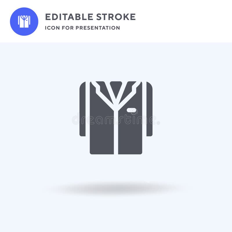 Lab Coat Icon Vector, Filled Flat Sign, Solid Pictogram Isolated on ...