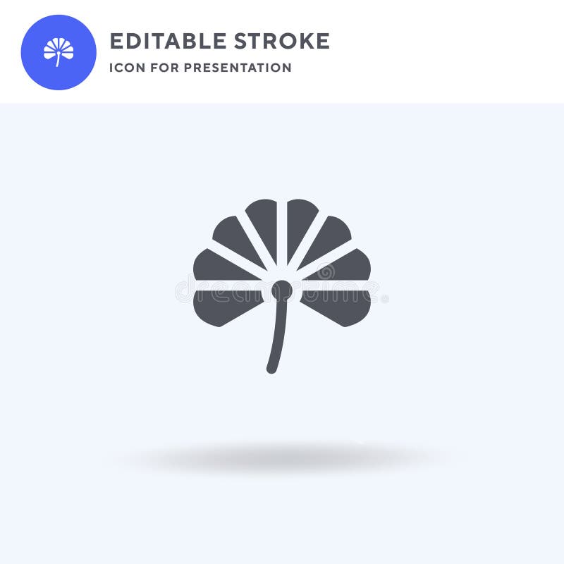 Leaf Icon Vector, Filled Flat Sign, Solid Pictogram Isolated on White ...