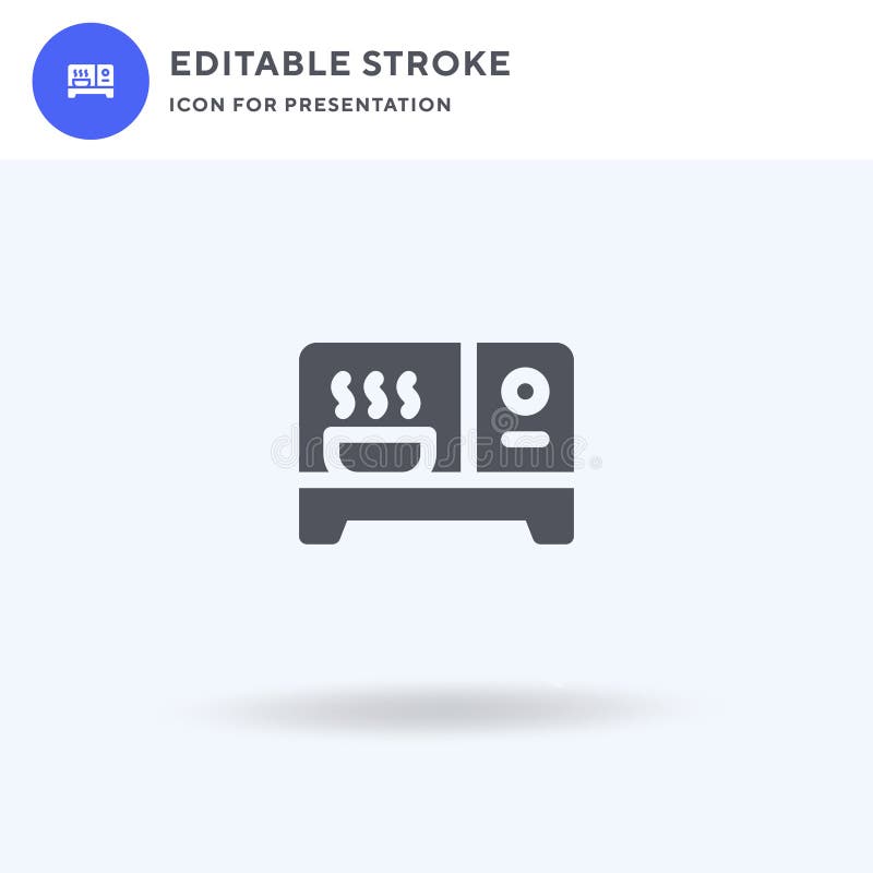 Microwave Oven Icon Vector, Filled Flat Sign, Solid Pictogram Isolated on White, Logo ...