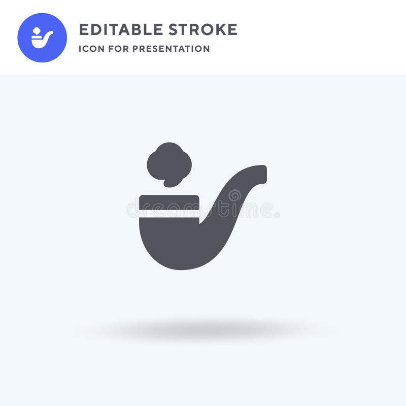 Pipe Icon Vector, Filled Flat Sign, Solid Pictogram Isolated on White ...