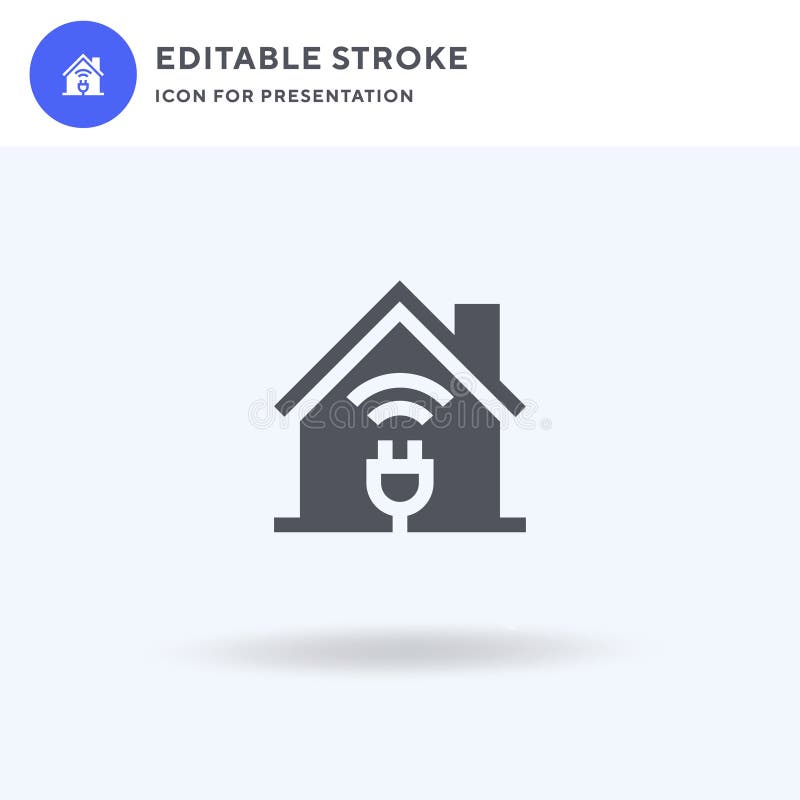 Plug Icon Vector, Filled Flat Sign, Solid Pictogram Isolated on White ...