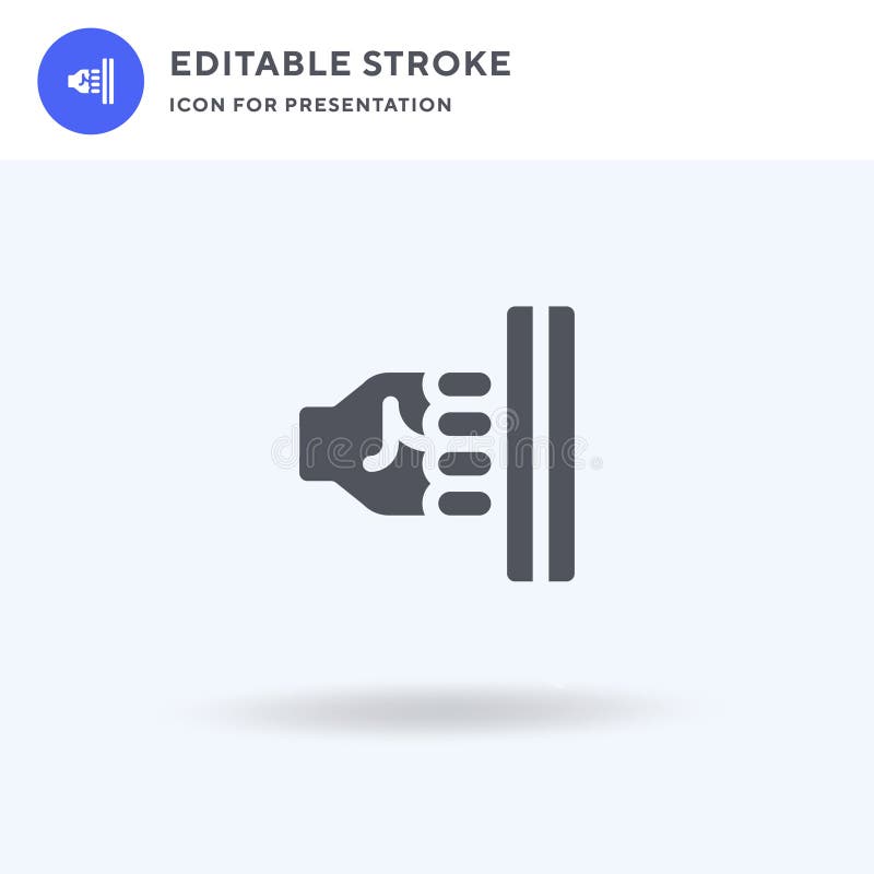 Punch Icon Vector, Filled Flat Sign, Solid Pictogram Isolated on White ...