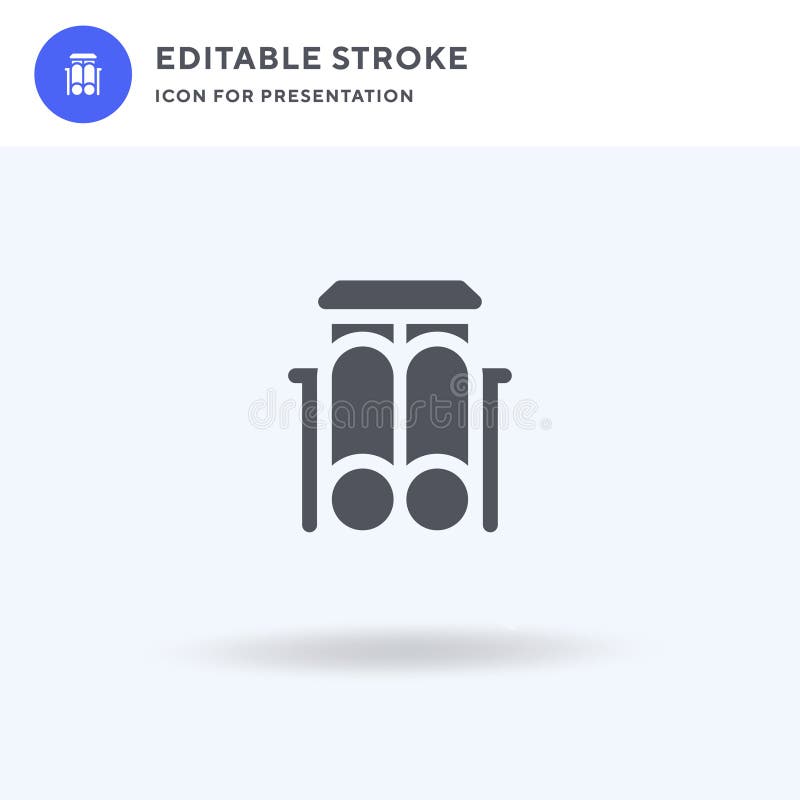 Slides Icon Vector, Filled Flat Sign, Solid Pictogram Isolated on White ...