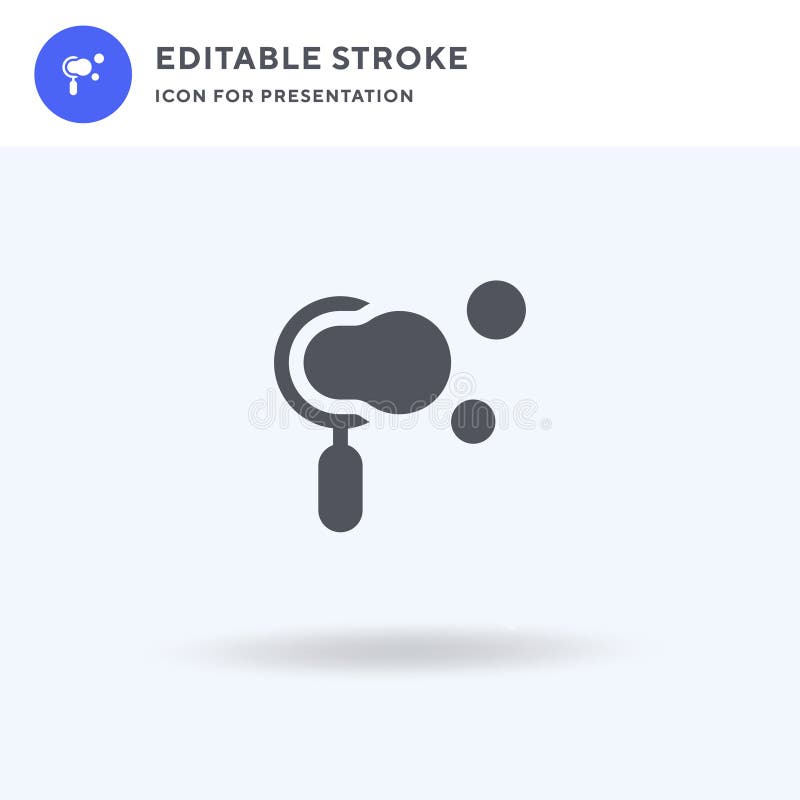 Soap Bubbles Icon Vector, Filled Flat Sign, Solid Pictogram Isolated on White, Logo Illustration ...