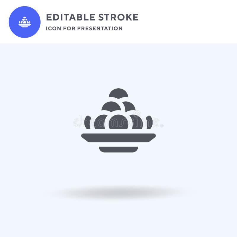 Sweets Icon Vector, Filled Flat Sign, Solid Pictogram Isolated on White ...