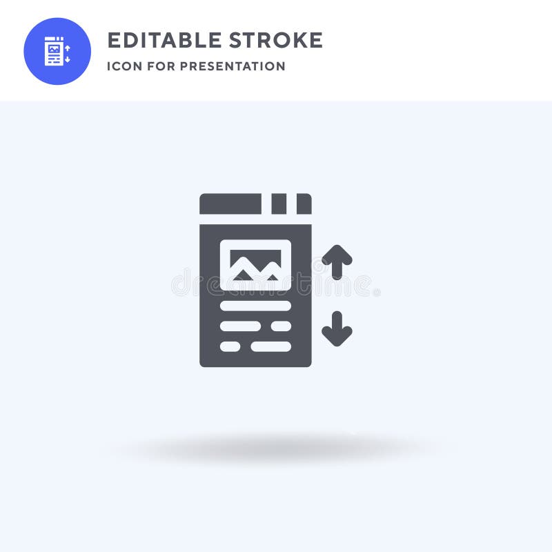 Tablet Icon Vector, Filled Flat Sign, Solid Pictogram Isolated on White ...