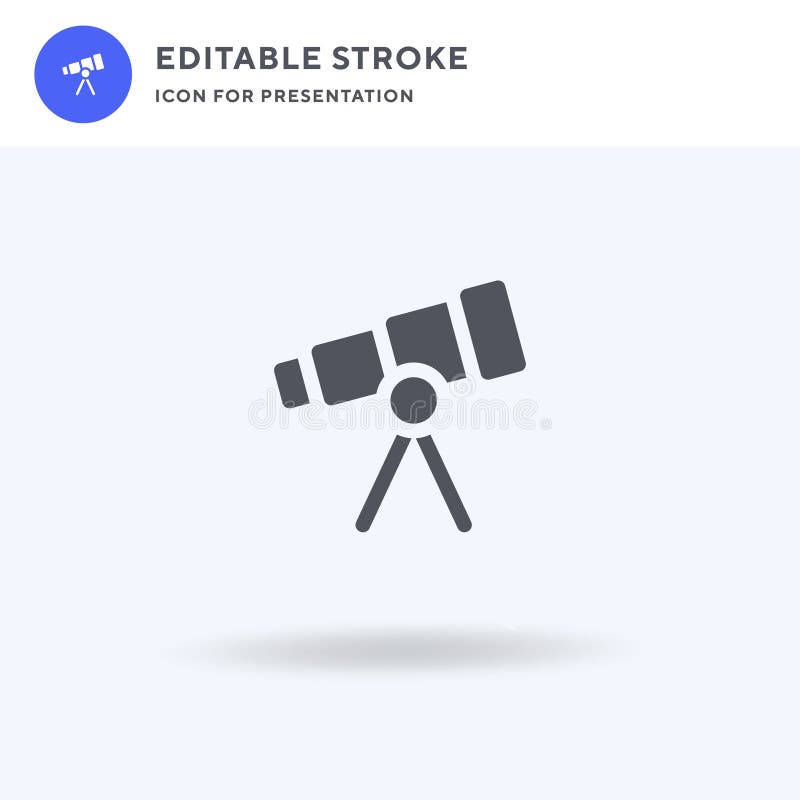 Observation Icon Vector, Filled Flat Sign, Solid Pictogram Isolated on ...