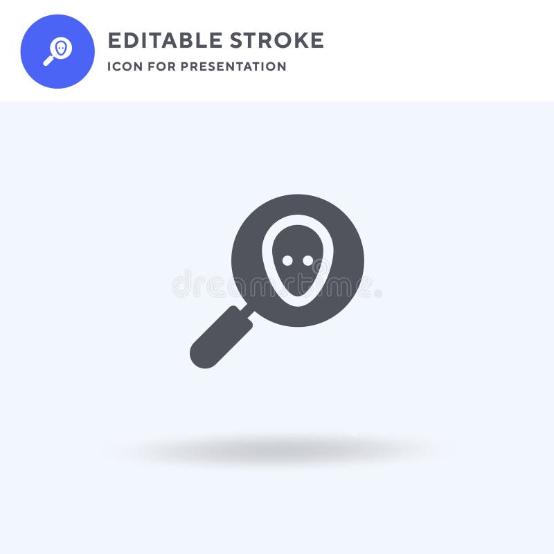 Tracing Icon Vector, Filled Flat Sign, Solid Pictogram Isolated on ...