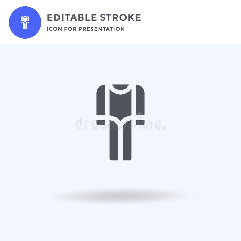 Wetsuit Icon Vector, Filled Flat Sign, Solid Pictogram Isolated on ...