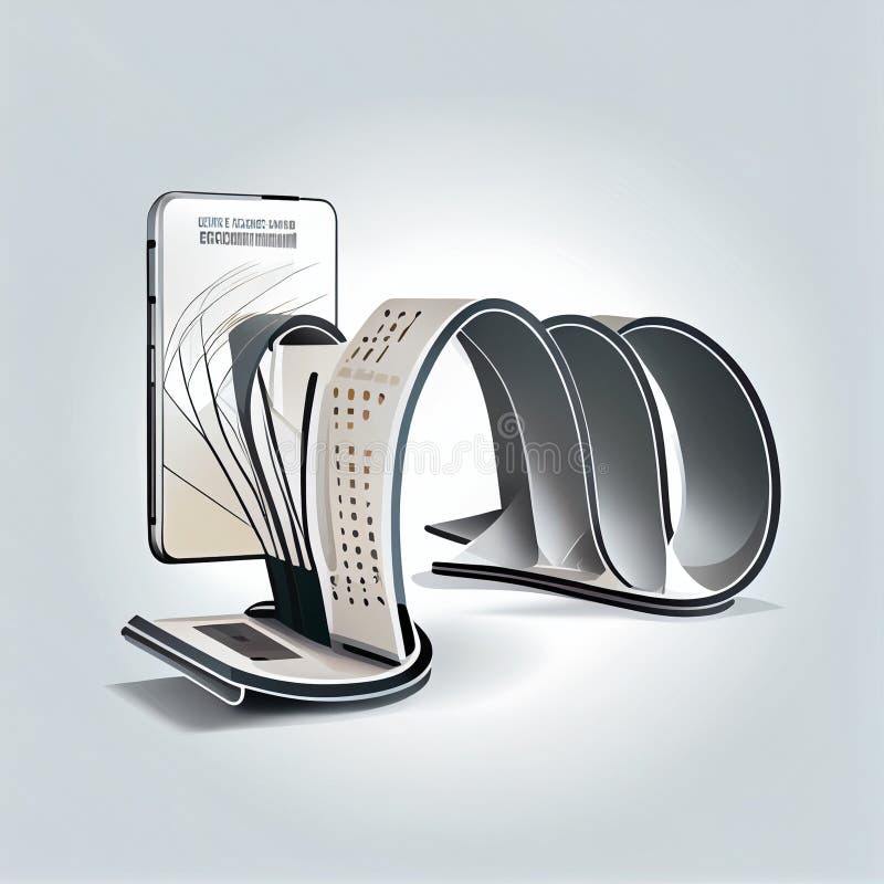 Modern Flex Screen Icon. Flat Illustration of Modern Flex Screen Icon ...