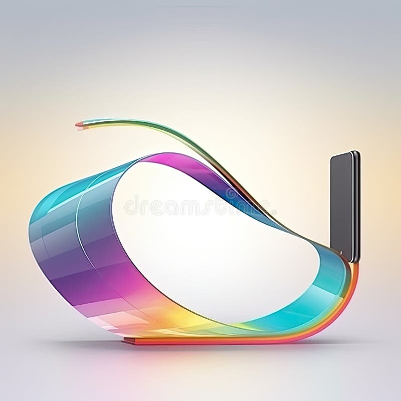 Modern Flex Screen Icon. Flat Illustration of Modern Flex Screen Icon ...